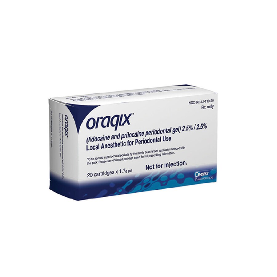 Dentsply: Oraqix Lidocaine-Prilocaine2.5% 20/Bx | Dens 'N Dente