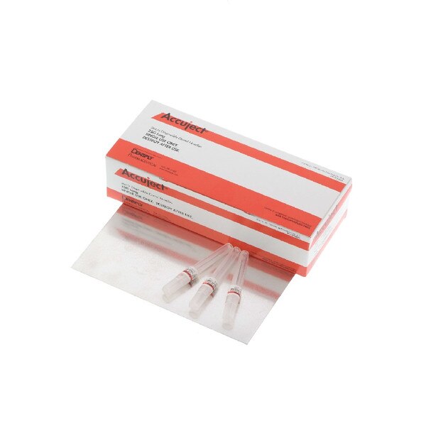 Dentsply: Accuject Needles 100/Box Plastic 25 Long | Dens 'N Dente