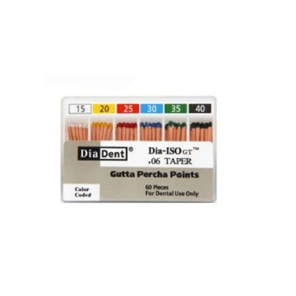 Diadent: Dia-ISO GT Gutta Percha .06 #25 60/Bx | Dens 'N Dente