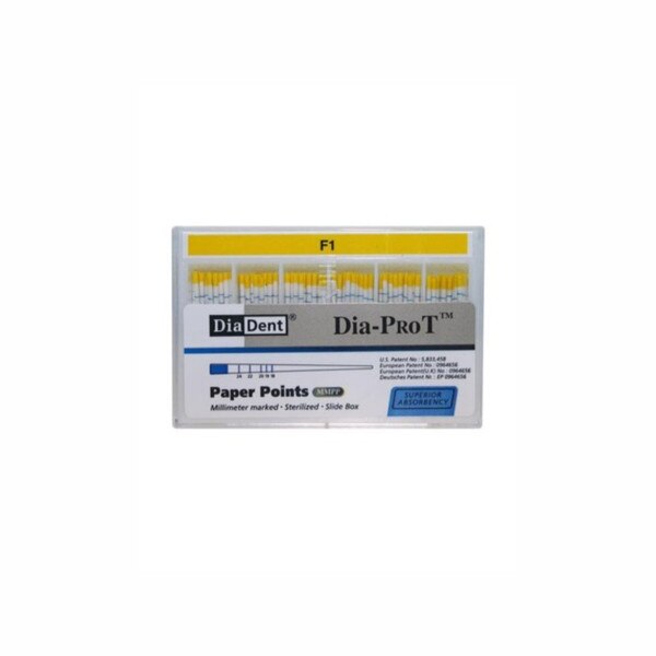 DiaDent: Paper Points Dia-Pro T F1 | Dens 'N Dente