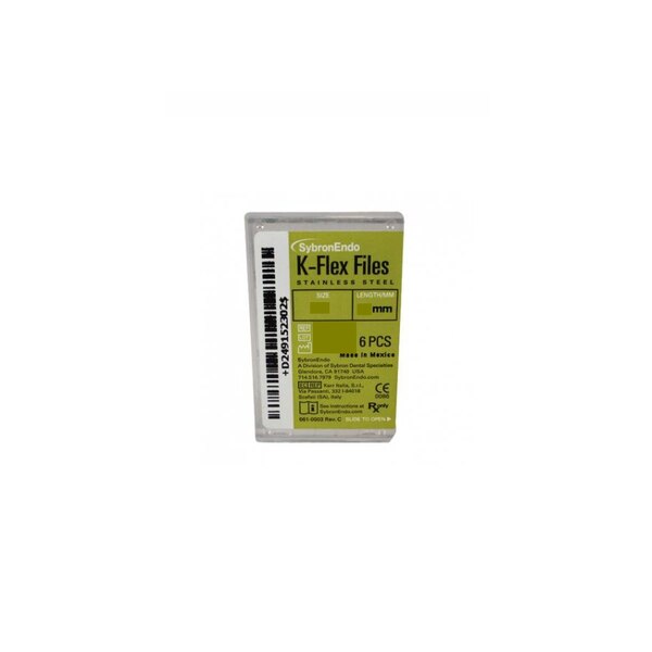 Sybron Endo: K-Files 6/pk 25mm 30 | Dens 'N Dente