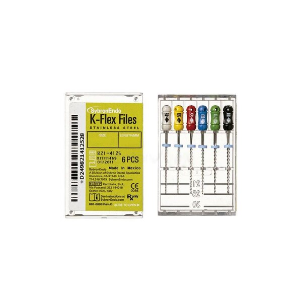 SybronEndo: H-Files 6/pk 30mm 25 - 12820 | Dens 'N Dente