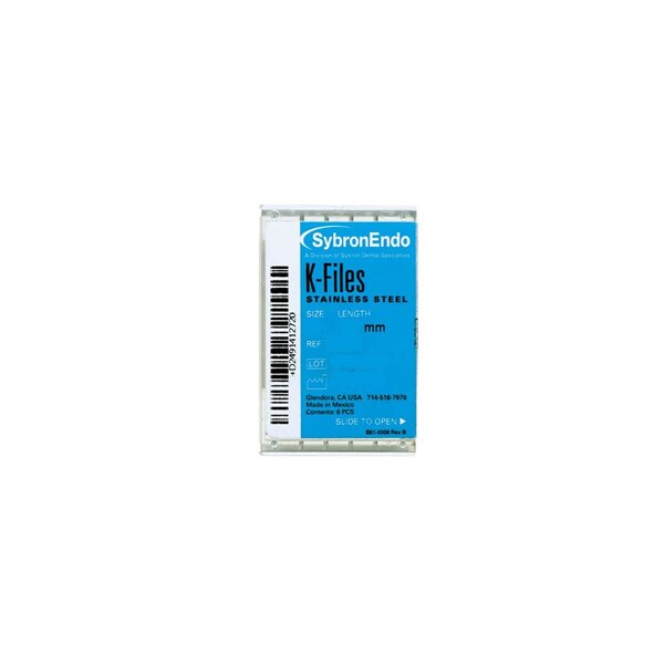 Sybron Endo: K-Files 6/pk 21mm 6 - 62249 | Dens 'N Dente