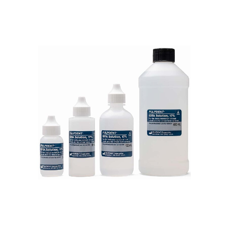 Pulpdent: EDTA Solution 17% Neutral PH 30ml Bottle - EDTA-30 | Dens 'N ...