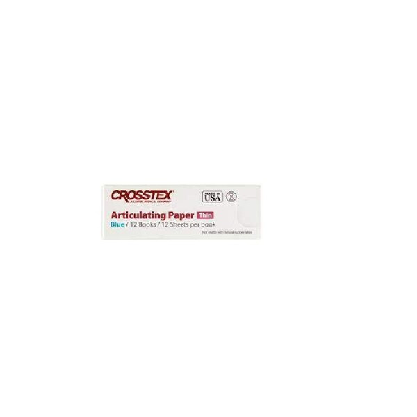 Crosstex: Articulating Paper Standard Blue 12sheet/Book 12Book/Bx Thin