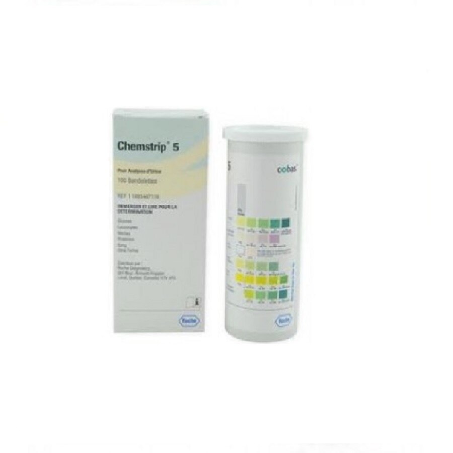 Roche Diagnostics: Urinalysis Test Chemstrips 5 Btl/100 - 11893467119 ...