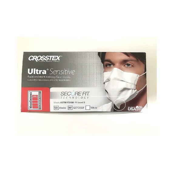 Crosstex: Ultra Sensitive Biosafe Mask 40/Bx | Dens 'N Dente