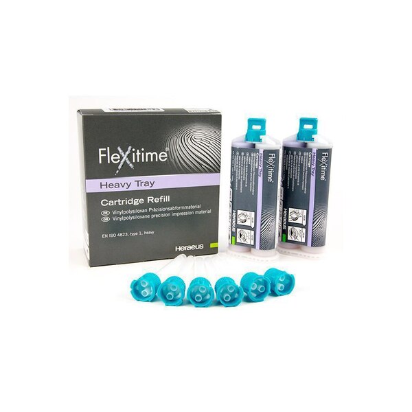 Heraeus Kulzer: Flexitime Heavy Tray 2 x 50ml Cartr - 50034804 | Dens 'N Dente