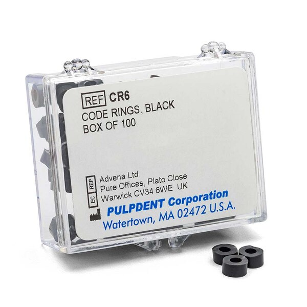 Pulpdent: Code Rings - 100/box Black | Dens 'N Dente