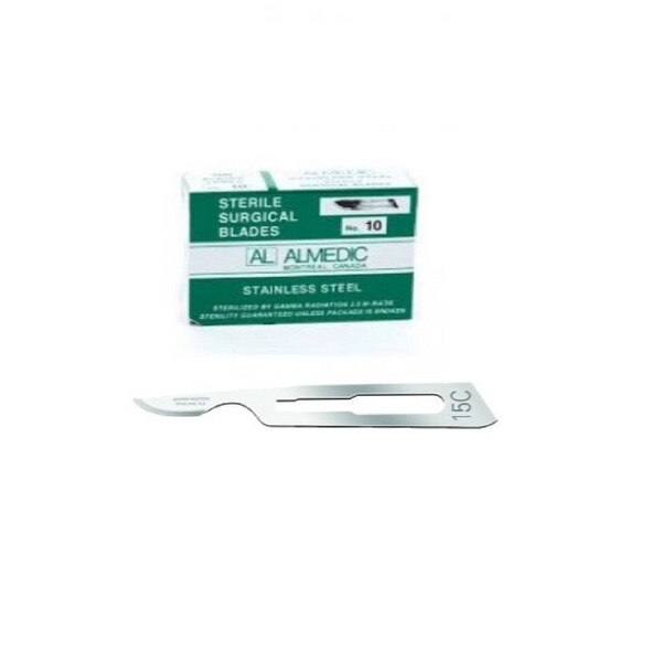 Almedic: Surgical Blade 100/box #15C | Dens 'N Dente