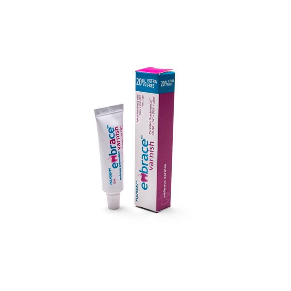Pulpdent Embrace Varnish Tube, Bubblegum 12ml FVT