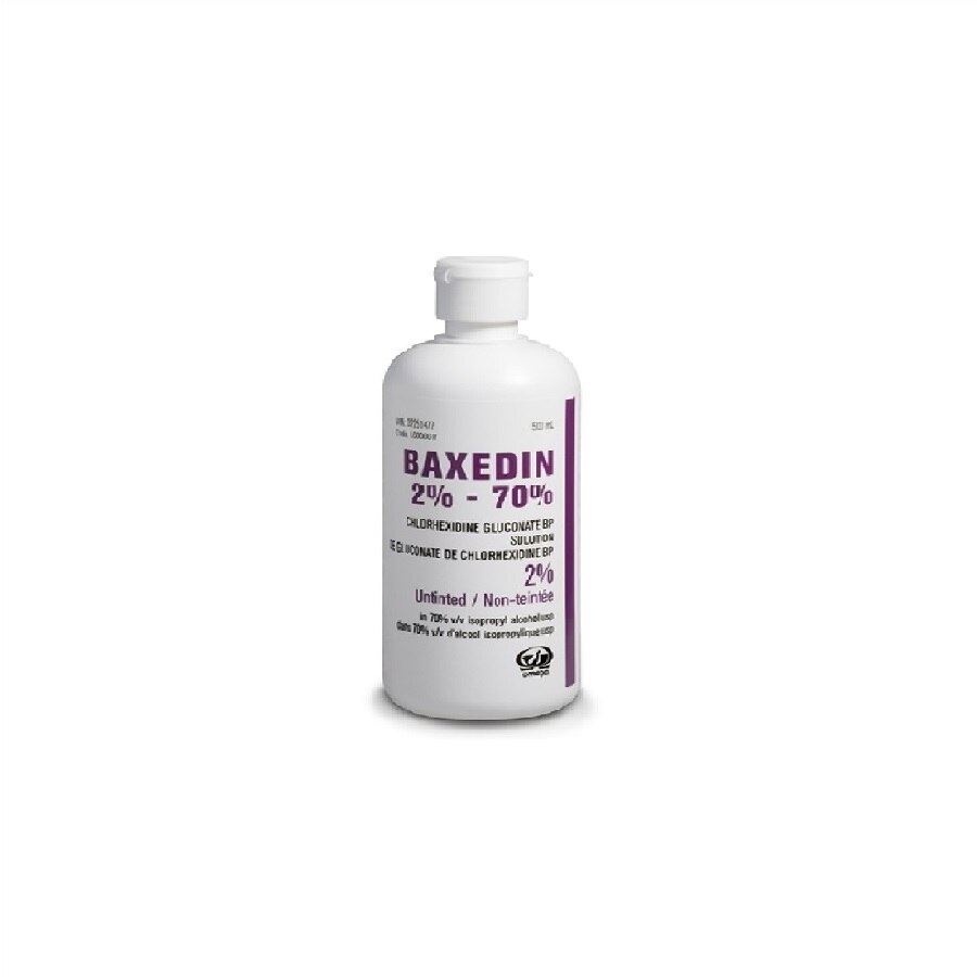 Baxedin: Chlorhexidine Gluconate BP 70% Alcohol Ea | Dens 'N Dente