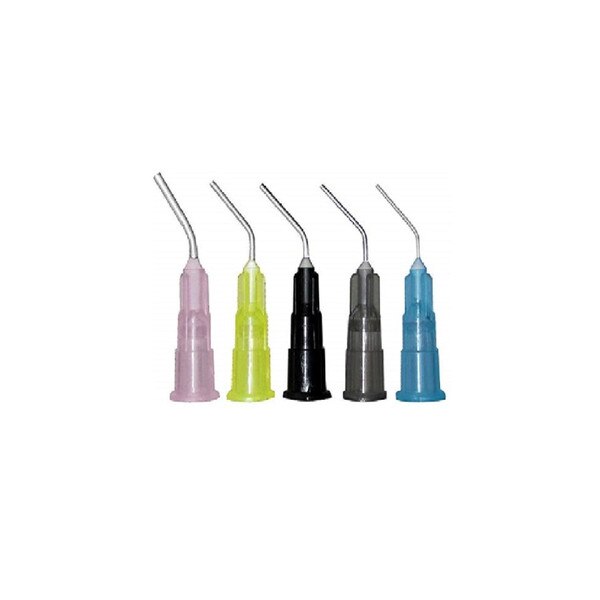 D2 Pre Bent Dispensing Tips, 22 Gauge (5 x 20/bag) - 100/pack Grey 230 ...