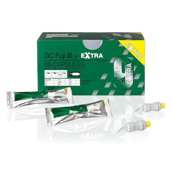 GC: Fuji IX GP Extra (Fast set) 48 Caps A2 - 442042 | Dens 'N Dente