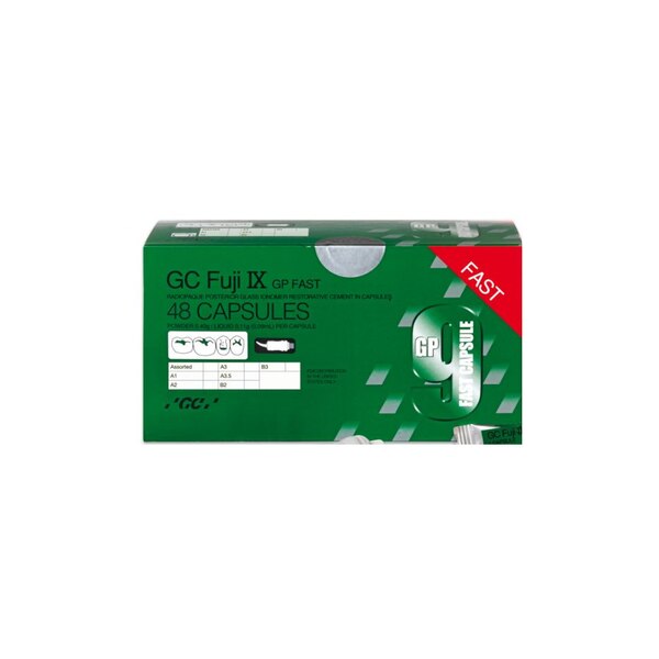 GC: Fuji IX GP Fast set 48 Caps A2 - 442061 | Dens 'N Dente