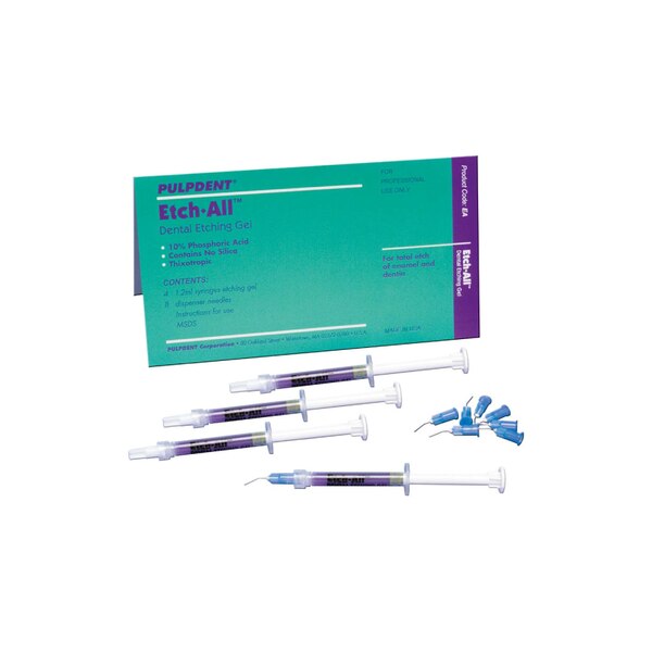 Pulpdent: ETCH-ALL™ Dental Etching Gel - 10% Phosphoric Acid 5 mL ...
