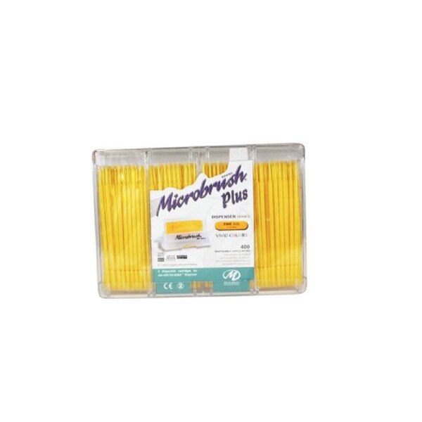 Microbrush: Microbrush Plus - 100/tube Yellow | Dens 'N Dente